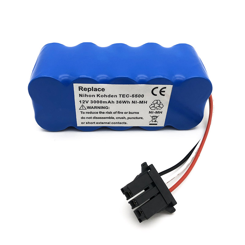 12V ni-mh battery vir stofsuier TEC-5500, TEC-5521, TEC-5531, TEC-7621 ...